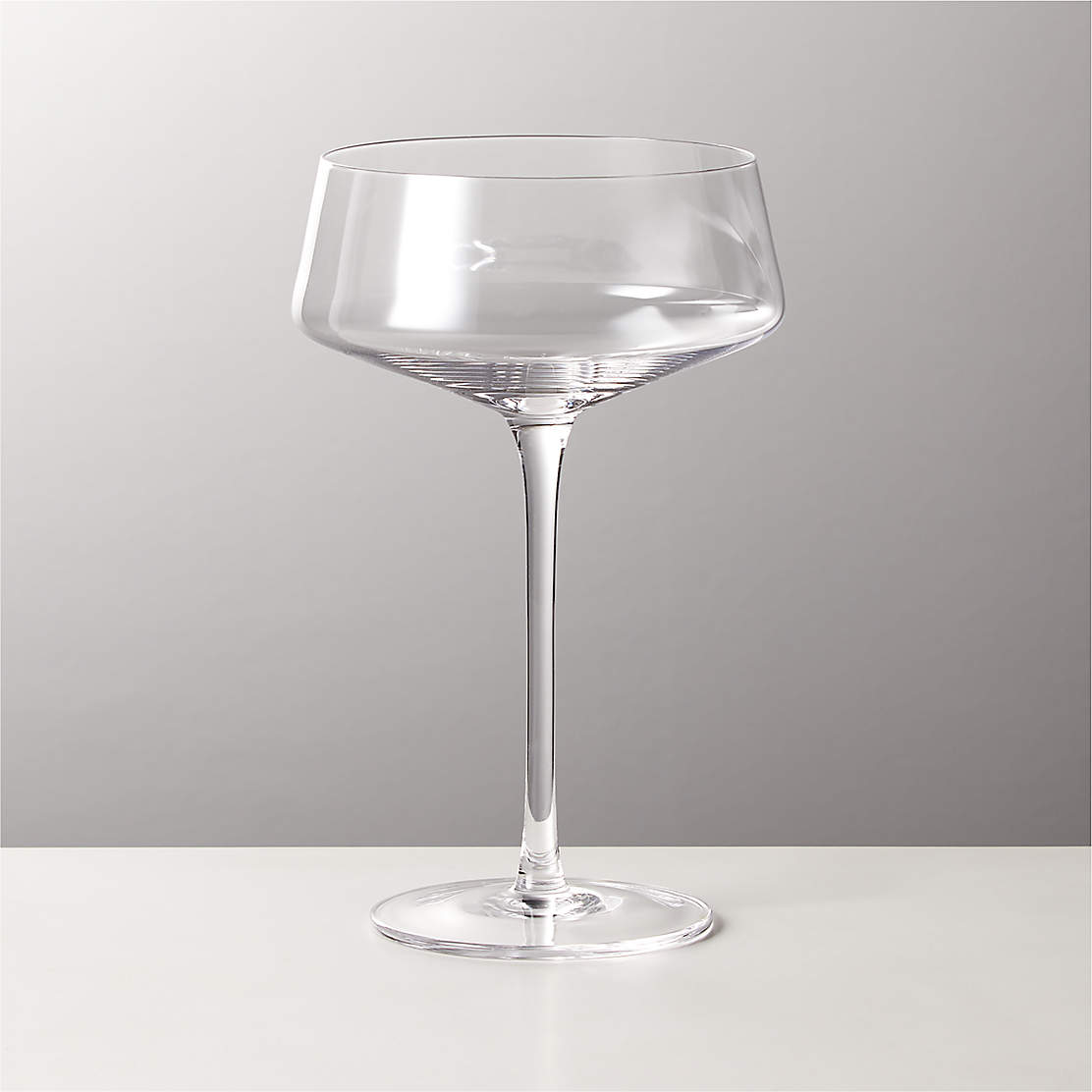 Eve Coupe Modern Cocktail Glass + Reviews | CB2