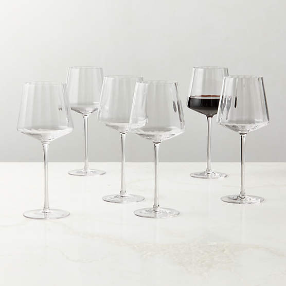 Muse Optic Fluted Coupe Glasses Set of 4 + Reviews | CB2 Canada
