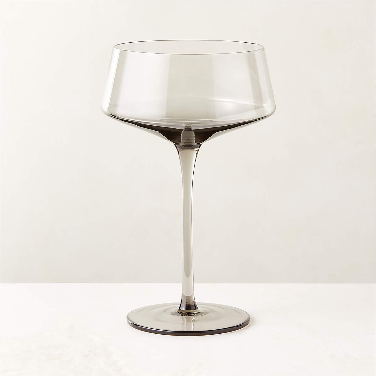 Muse Modern Smoked Red Wine Glass + Reviews | CB2
