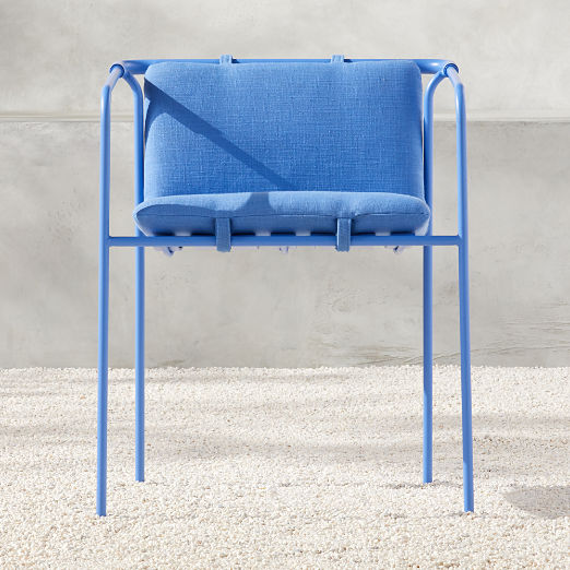 modern blue chairs | CB2
