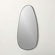 Navone Blackened Brass Wall Mirror 20''x44'' + Reviews | CB2