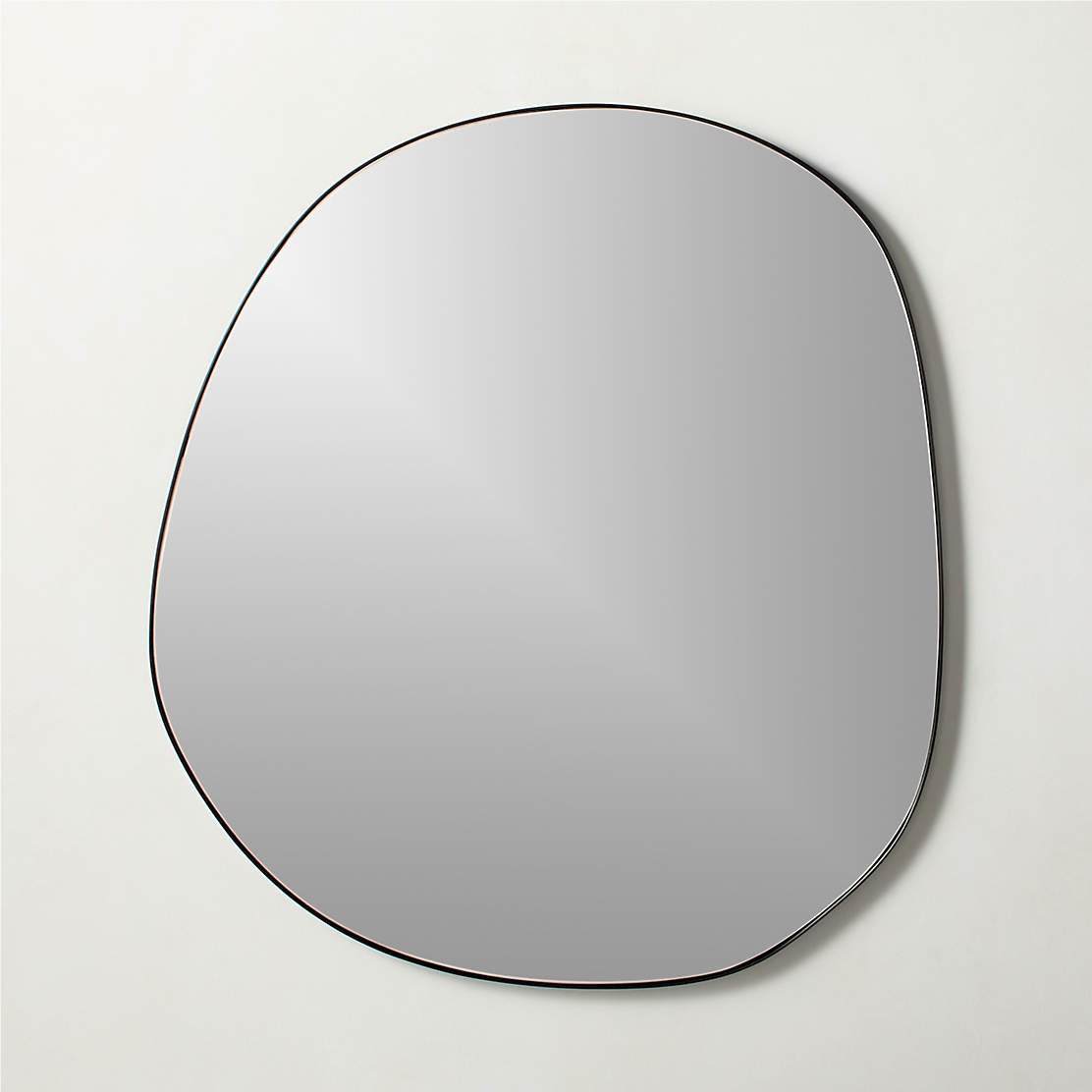 Navone Unlacquered Brass Wall Mirror 20''x44'' + Reviews | CB2 Canada