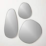 Navone Blackened Brass Wall Mirror 20''x44'' + Reviews | CB2 Canada