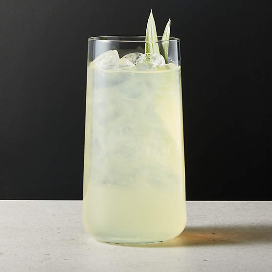Boaz Clear Cooler Glass | CB2 Canada