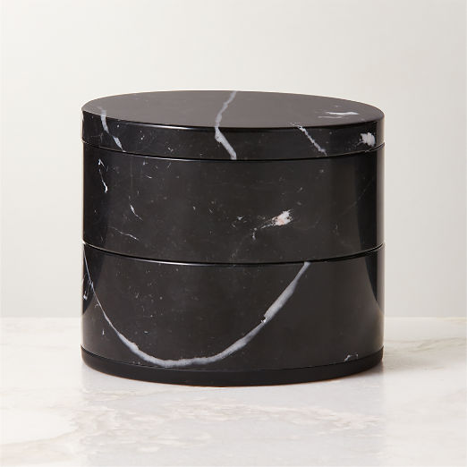 Black Marble Decor | CB2