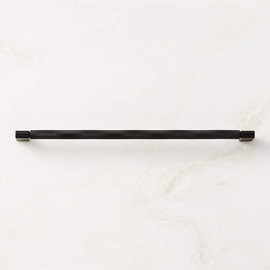 8" Nicolo Knurled Unlacquered Brass Handle + Reviews | CB2