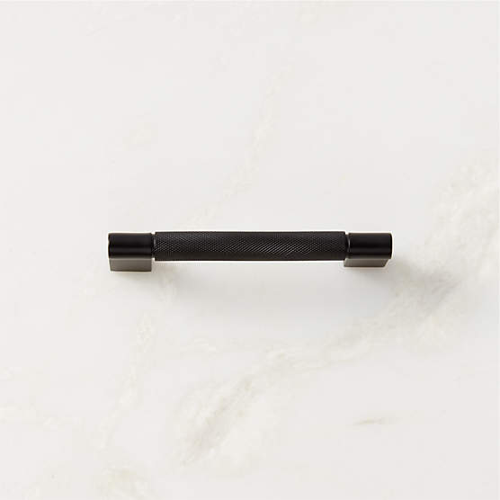 Lavau Black Metal Cabinet Handle 5" + Reviews | CB2
