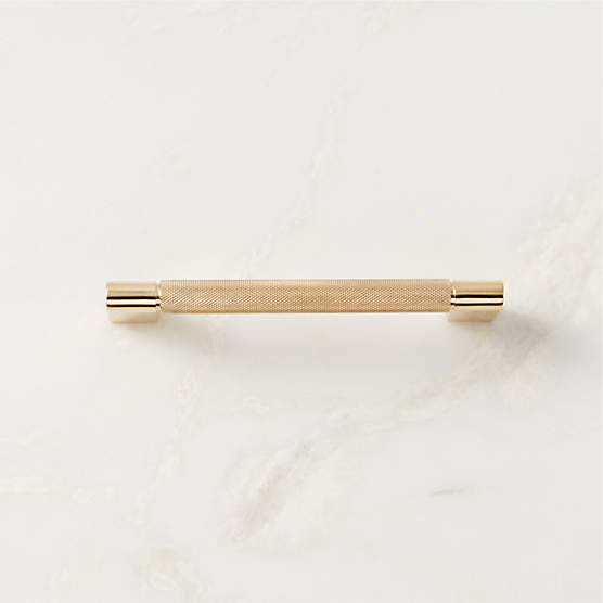 Kela Brushed Brass Handle 5" + Reviews | CB2
