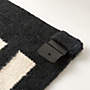 Op 66 Black and Ivory Wool Tapestry 24''x72" by Ackerman + Reviews ...