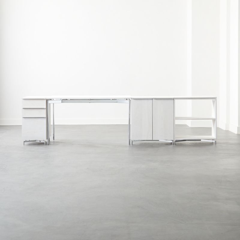 Oracle Modern Modular White Wood Bookcase + Reviews | CB2