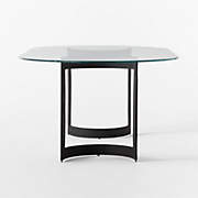 Orrin Black Oval Dining Table | CB2