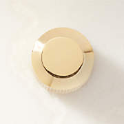 Orvietto Modern Unlacquered Brass Knob 1'' | CB2