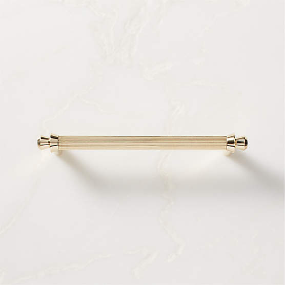 Orvietto Modern Unlacquered Brass Knob 1'' | CB2