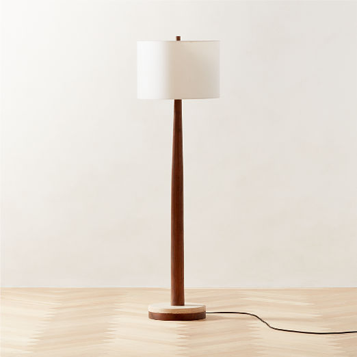 Modern Wooden Floor Lamps | CB2