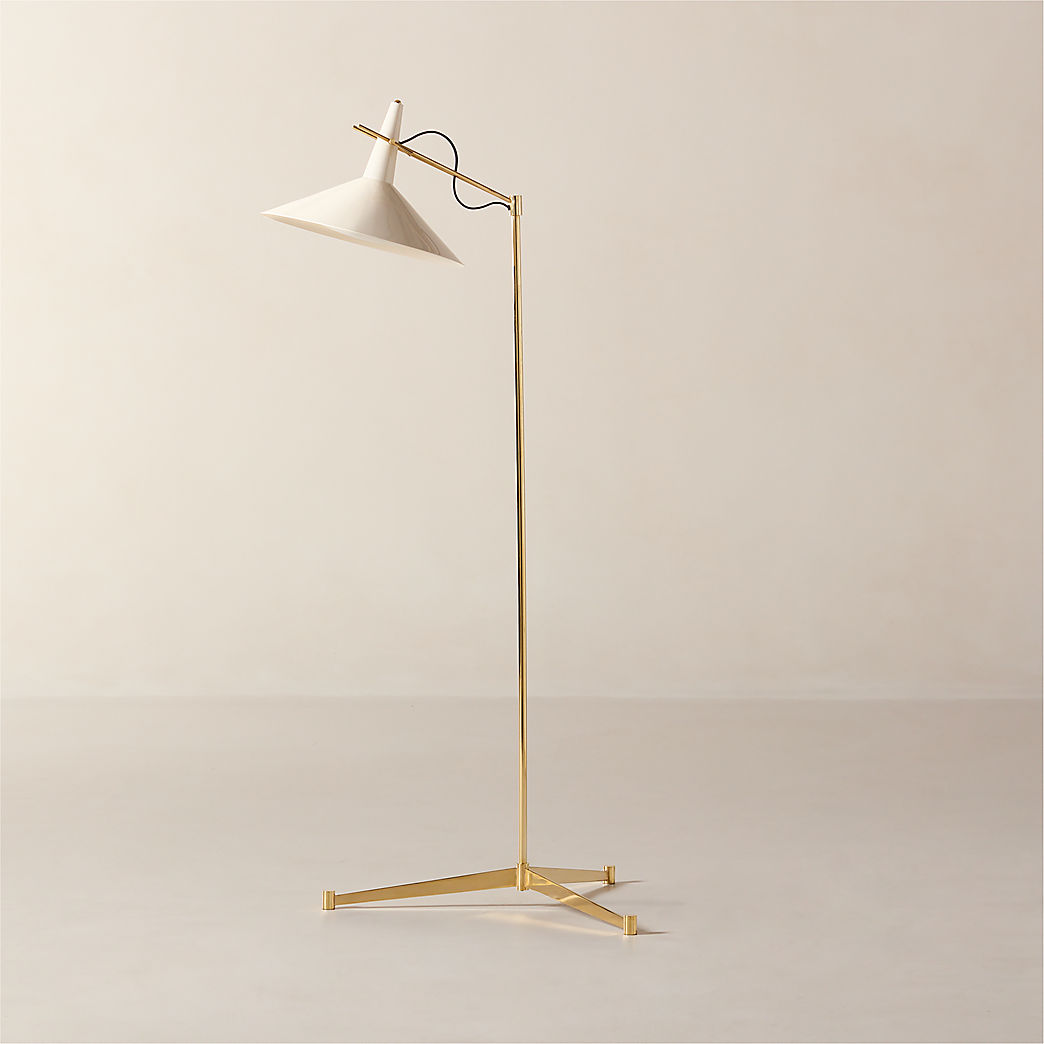 Modern Floor Lamps: Standing Lamps & Tripod Lamps | CB2