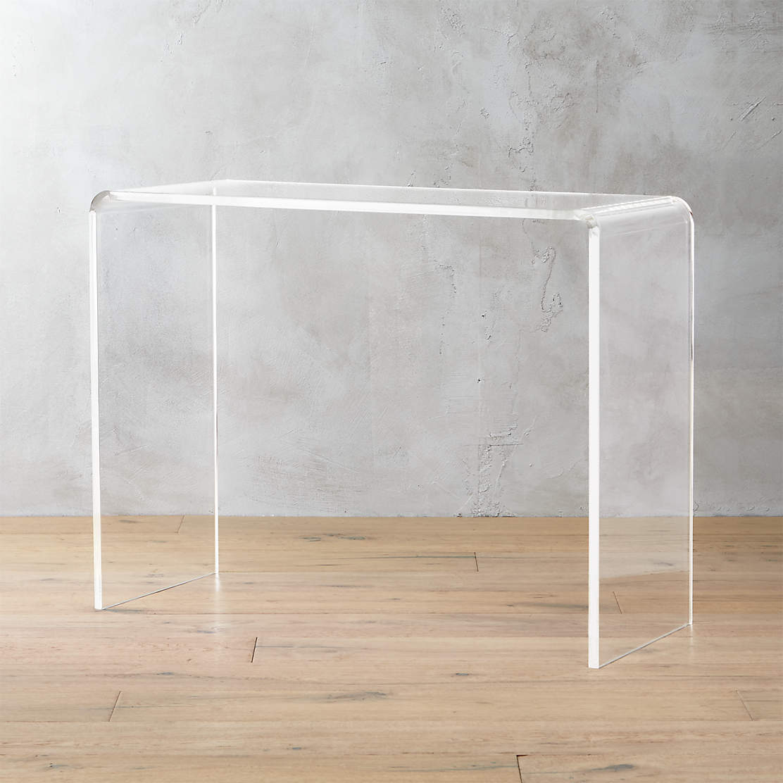 Acrylic Wall Shelf 48" + Reviews | CB2