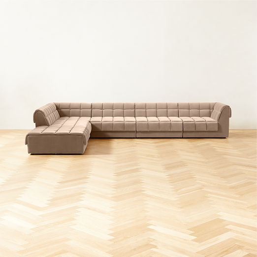 Elliot Fabric in Dove Custom Furniture | CB2