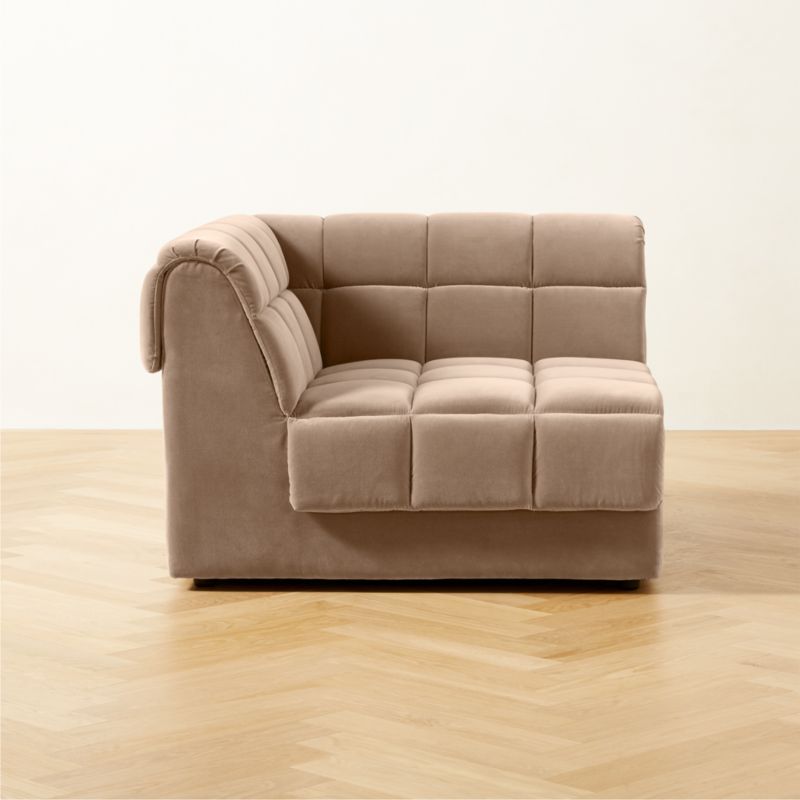 Pezzo Chair with Left Arm Bloce Noir | CB2