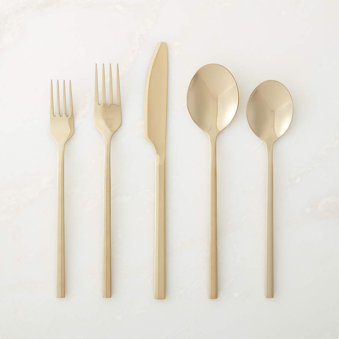 Ida 20-Piece Black Flatware Set | CB2