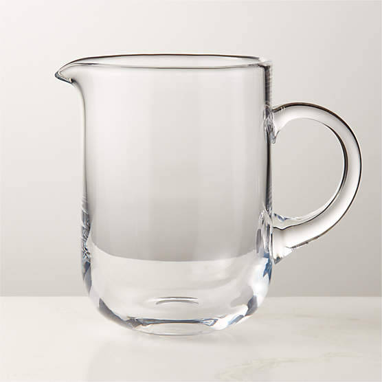 Trap Beaker Glass Pitcher + Reviews | CB2 Canada