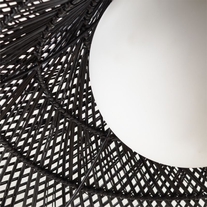 Pipa Modern Black Pendant Light | CB2