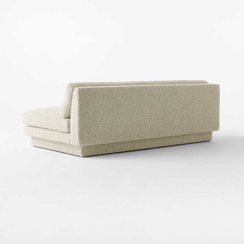 Plinth Armless Sofa Deauville Stone by Kara Mann + Reviews | CB2