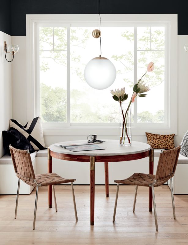 Xbase Black & White Modern Throw Pillow with Down-Alternative Insert 23 ...