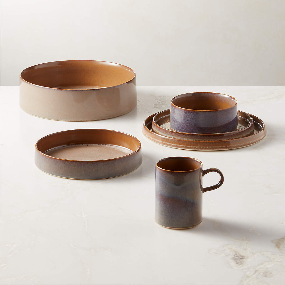 Prado Multicolor Dinnerware Set | CB2 Canada