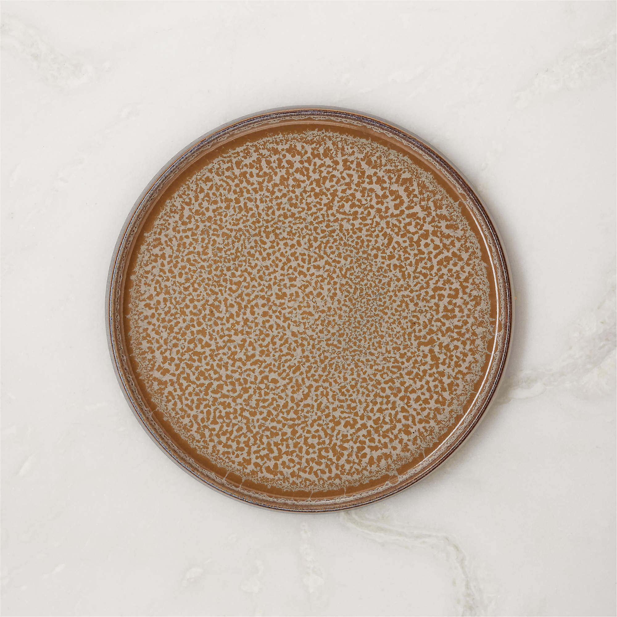 Prado Multicolor Salad Plate with Reactive Glaze + Reviews | CB2