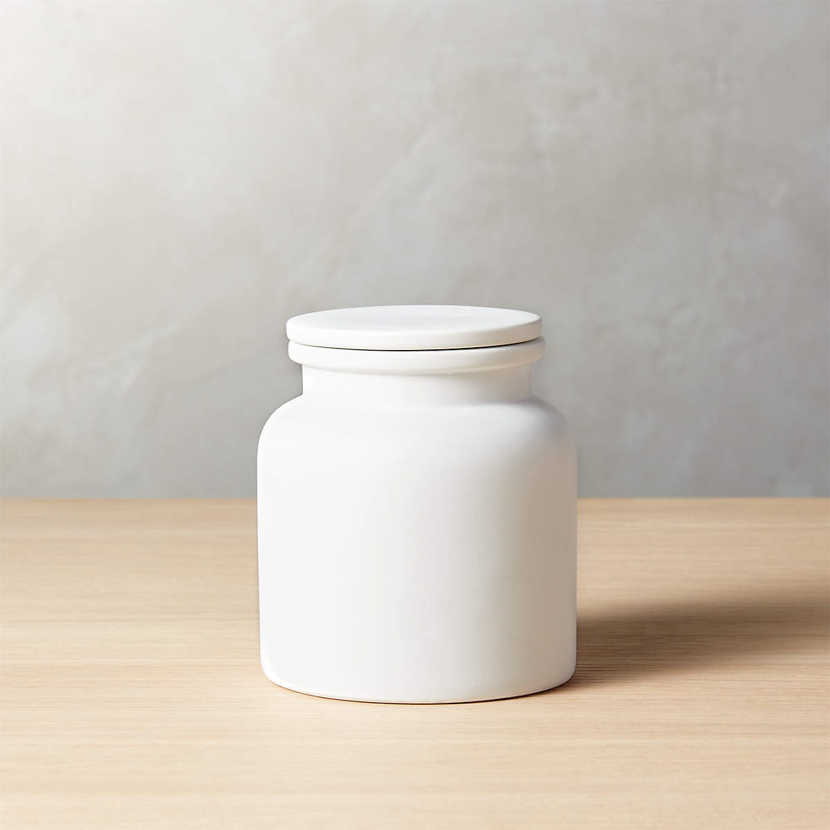Prep Small White Canister + Reviews | CB2