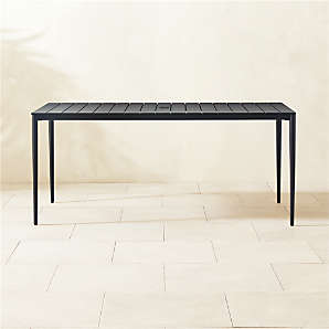 Modern Outdoor Dining Tables Bistro Tables for the Patio Deck Balcony CB2