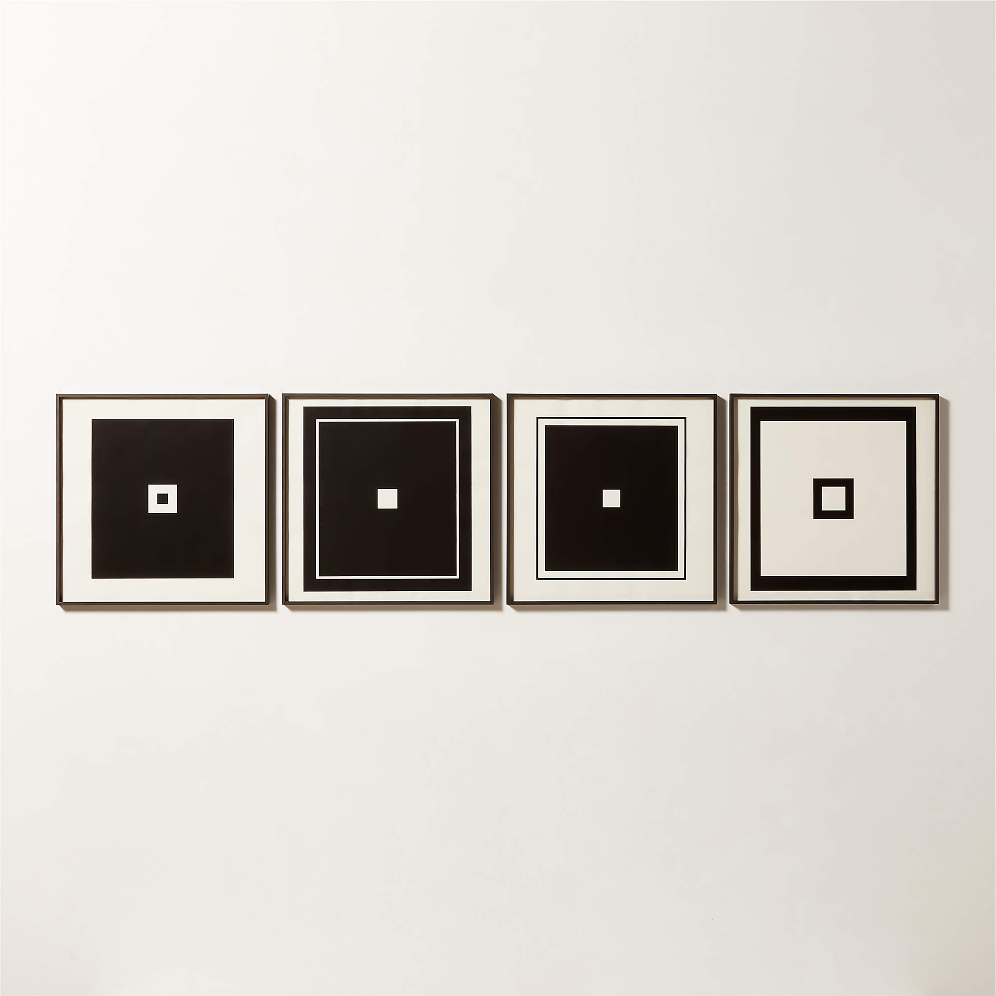 'Quarto' Framed Wall Art Set of 4 by Ackerman + Reviews | CB2
