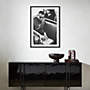 'Ray Charles Playing Chess' Modern Photographic Print in Black Frame 17 ...