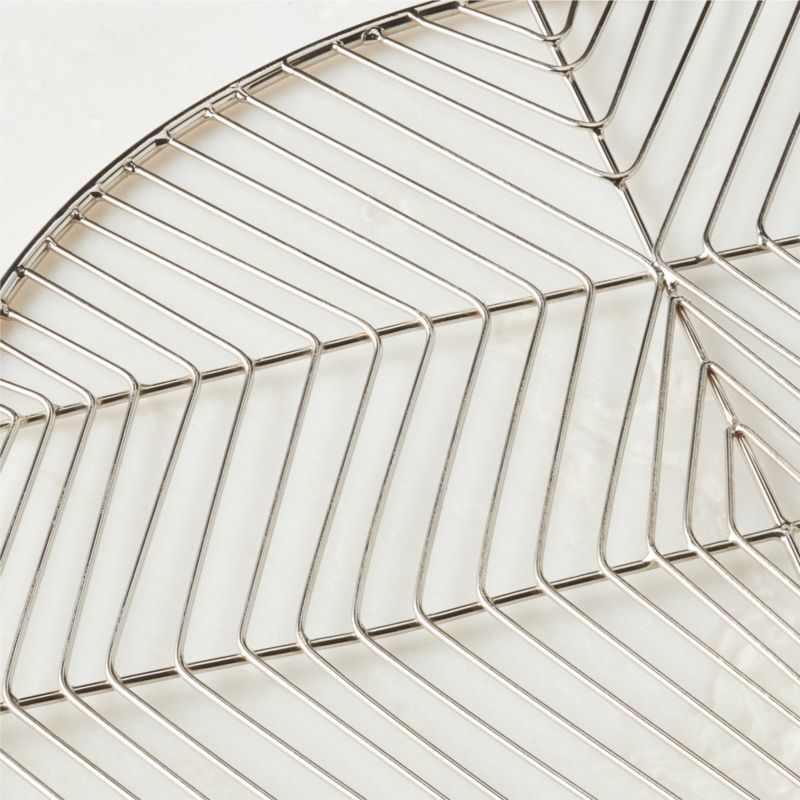 Register Nickel Metal Placemat/Trivet | CB2