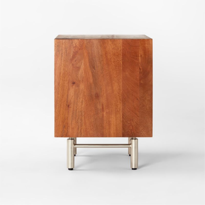 Renwick 2-Drawer Mango Wood Nightstand | CB2 Canada