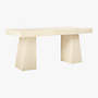 Ridge Bleached Oak Desk | CB2