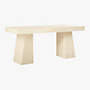 Ridge Bleached Oak Desk | CB2