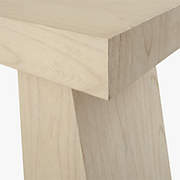 Ridge Bleached Oak Desk | CB2