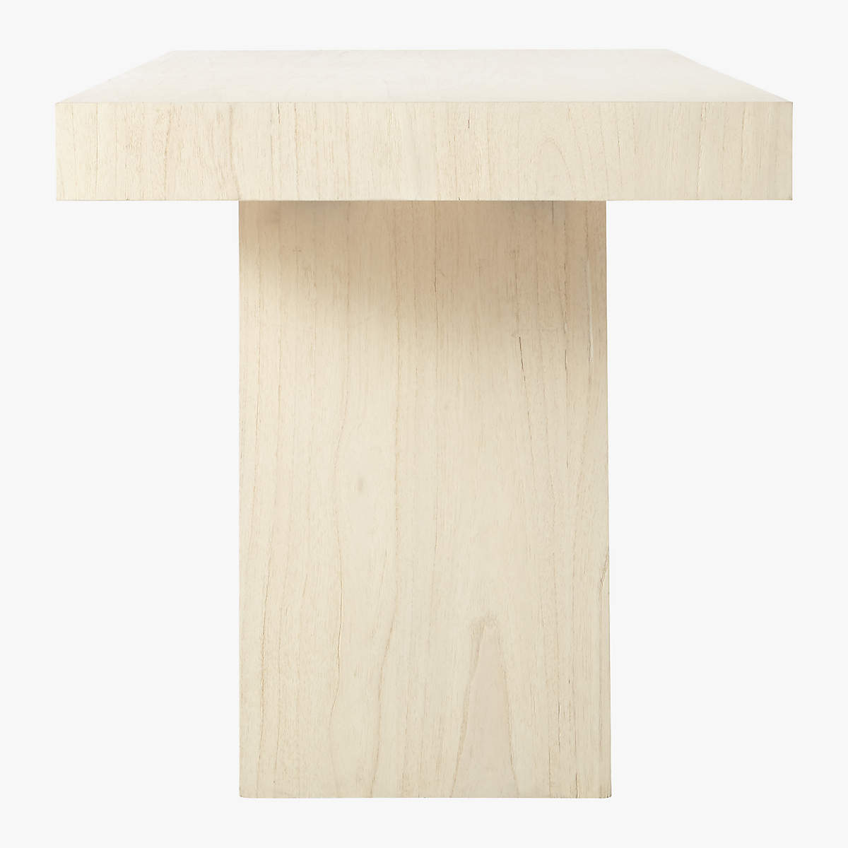 Ridge Modern Bleached Oak Desk with Drawer + Reviews | CB2 — Planner 5D
