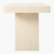 Ridge Bleached Oak Desk | CB2
