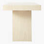 Ridge Bleached Oak Desk | CB2