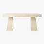Ridge Bleached Oak Desk | CB2