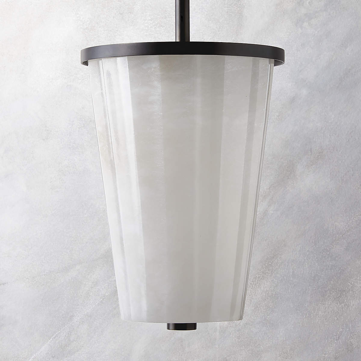 Riva Modern Alabaster Outdoor Pendant Light | CB2