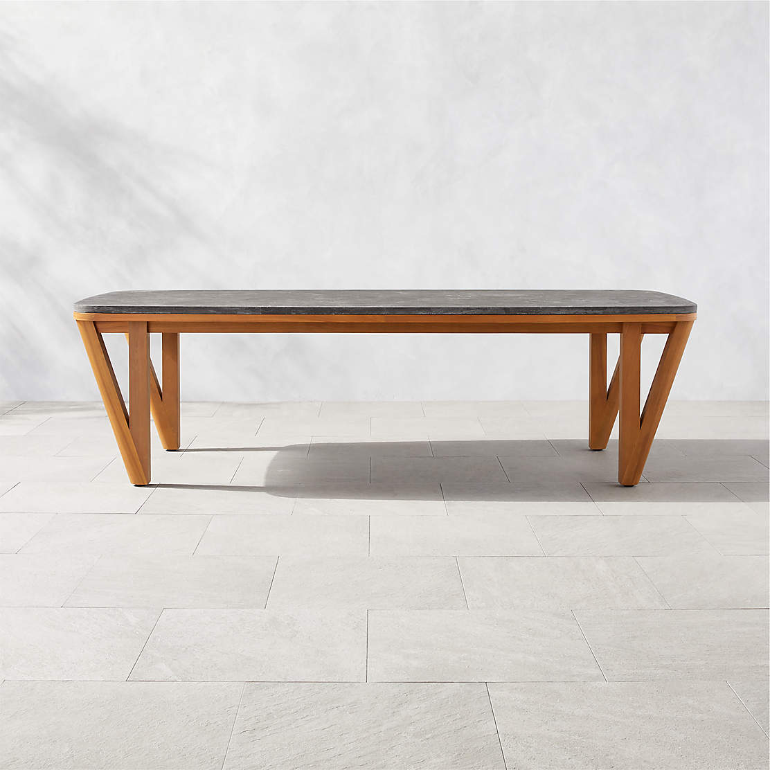 Cabra Teak Outdoor Dining Chair | CB2