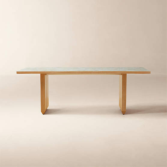 Julius 48" Round Marble Dining Table + Reviews | CB2