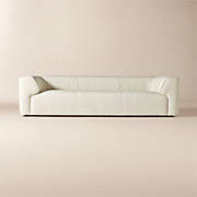 Rodez 105" White Performance Fabric Sofa | CB2