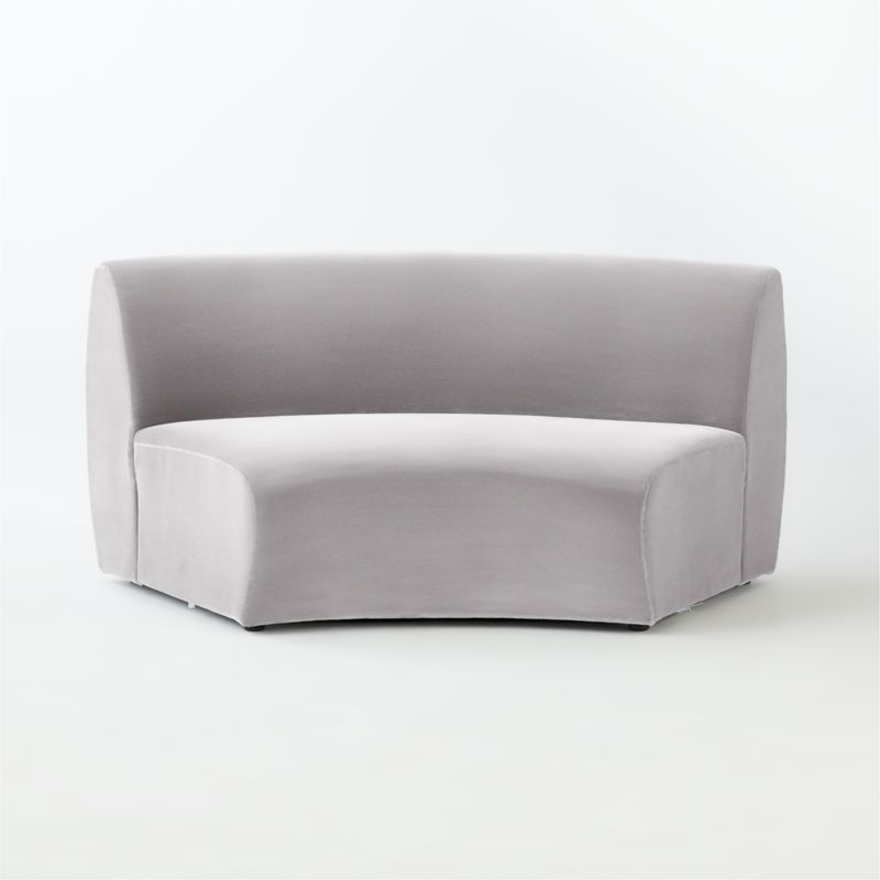 Roma Armless Sofa Hatch Charcoal by Ross Cassidy + Reviews | CB2
