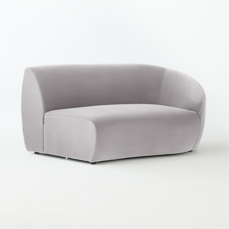 Roma Right Arm Sofa Luca Storm by Ross Cassidy + Reviews | CB2