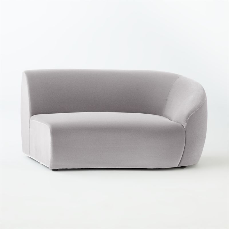Roma Right Arm Sofa Angel Pewter by Ross Cassidy + Reviews | CB2 Canada