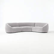 Roma 3-Piece Sectional Sofa Luca Russet by Ross Cassidy | CB2